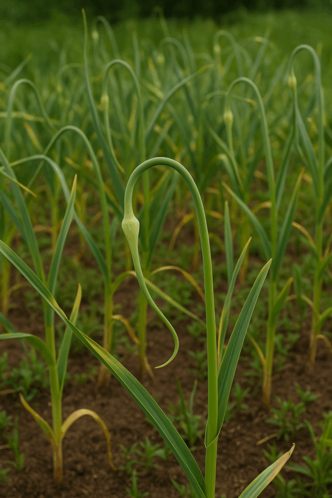 Don’t Miss the Curl: When to Harvest Garlic Scapes for Bigger Bulbs ...